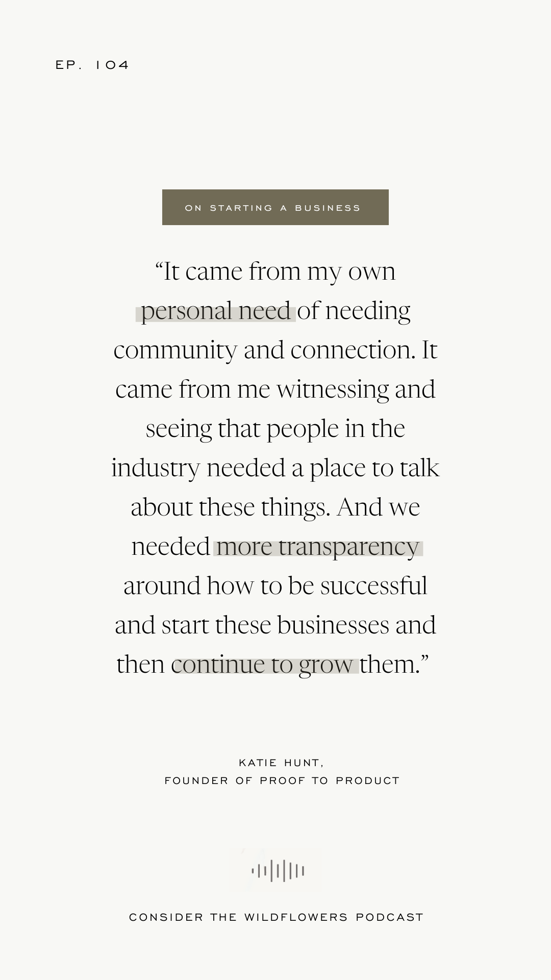 How to Maintain Market Share in a Crowded Industry w. Katie Hunt